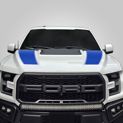 Hood Stripe kit for 2017 2018 2019 Ford Raptor F-150 Graphics Decals ...