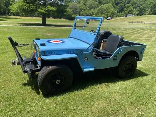 1946 Jeep CJ2A SUV Blue 4WD Manual Willys - G503 Military Vehicle ...