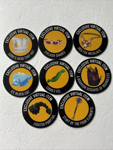 Roblox Toy Codes Lot of 8 Celebrity Series Exclusive Virtual Items ...