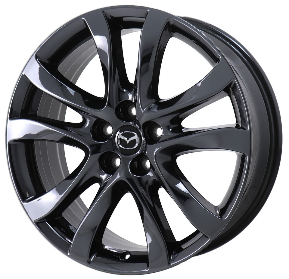 19" MAZDA 6 PVD BLACK CHROME-C WHEELS RIMS FACTORY OEM 64958 2014-2017 ...