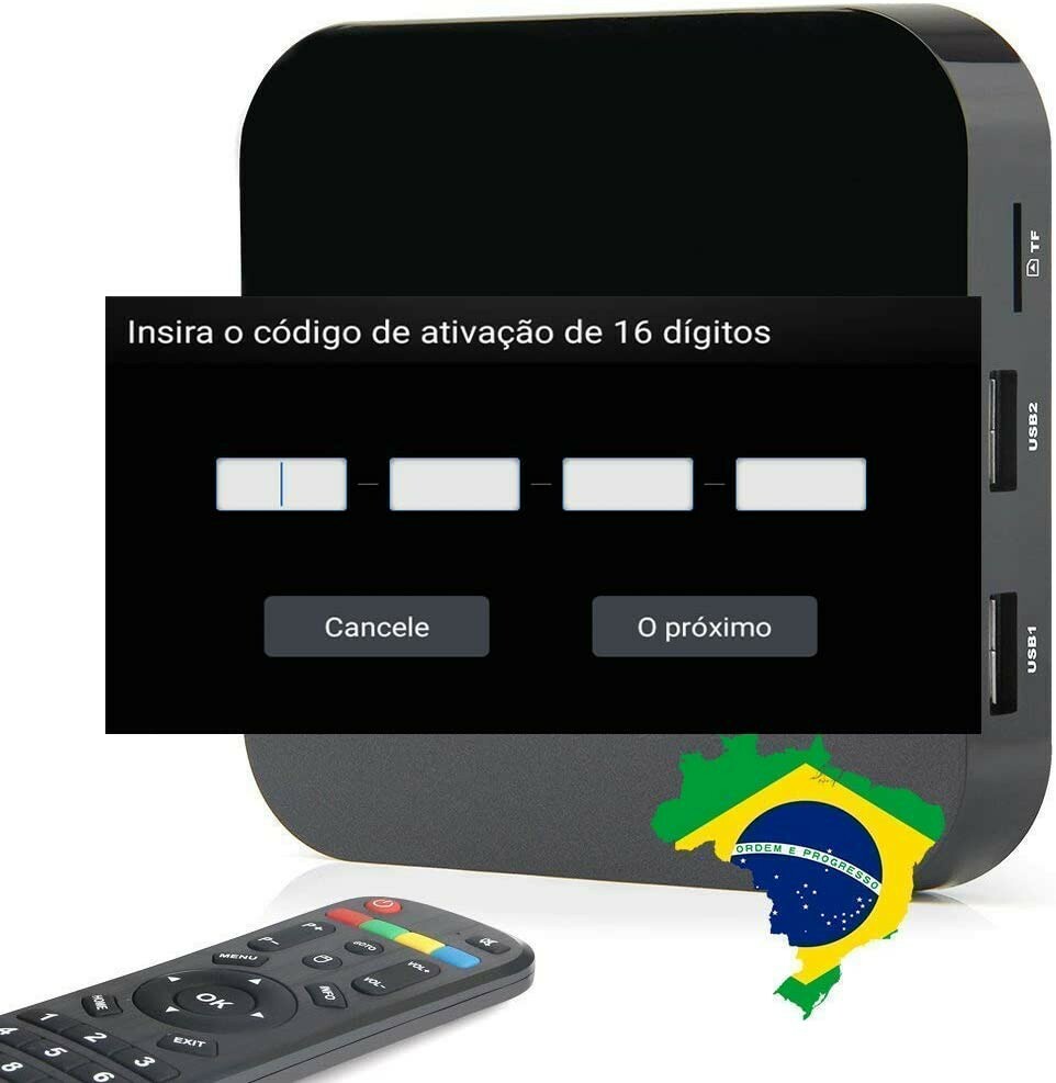 Brasil TV Renew 16 Digit Activation code for A1 A2 A3 HTV3 HTV5 HTV6 ...
