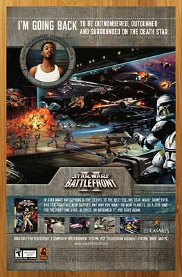 2005 Star Wars Battlefront II 2 PS2 Xbox Print Ad/Poster Original ...