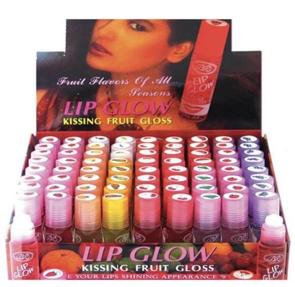 BR Fruit Kissing Lip Glow Gloss Roll On Lip Shiner Fruity lip gloss | eBay