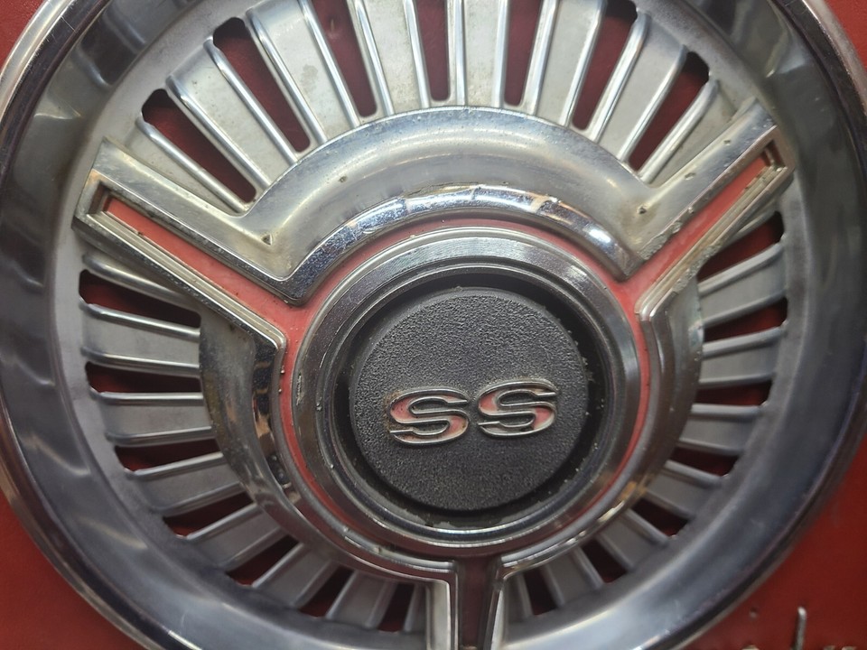 1964 1965 1966 CHEVY NOVA CHEVELLE MALIBU SS SPINNER HUBCAPS WHEEL ...