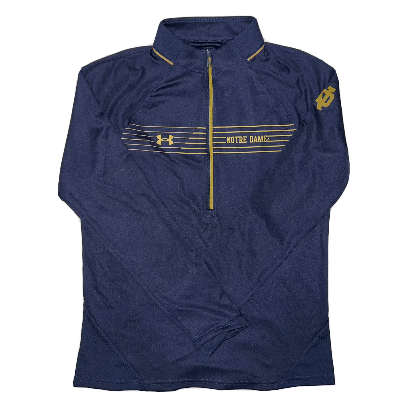 Under Armour Notre Dame Lightweight Collegiate Sideline 1/2 Zip ...