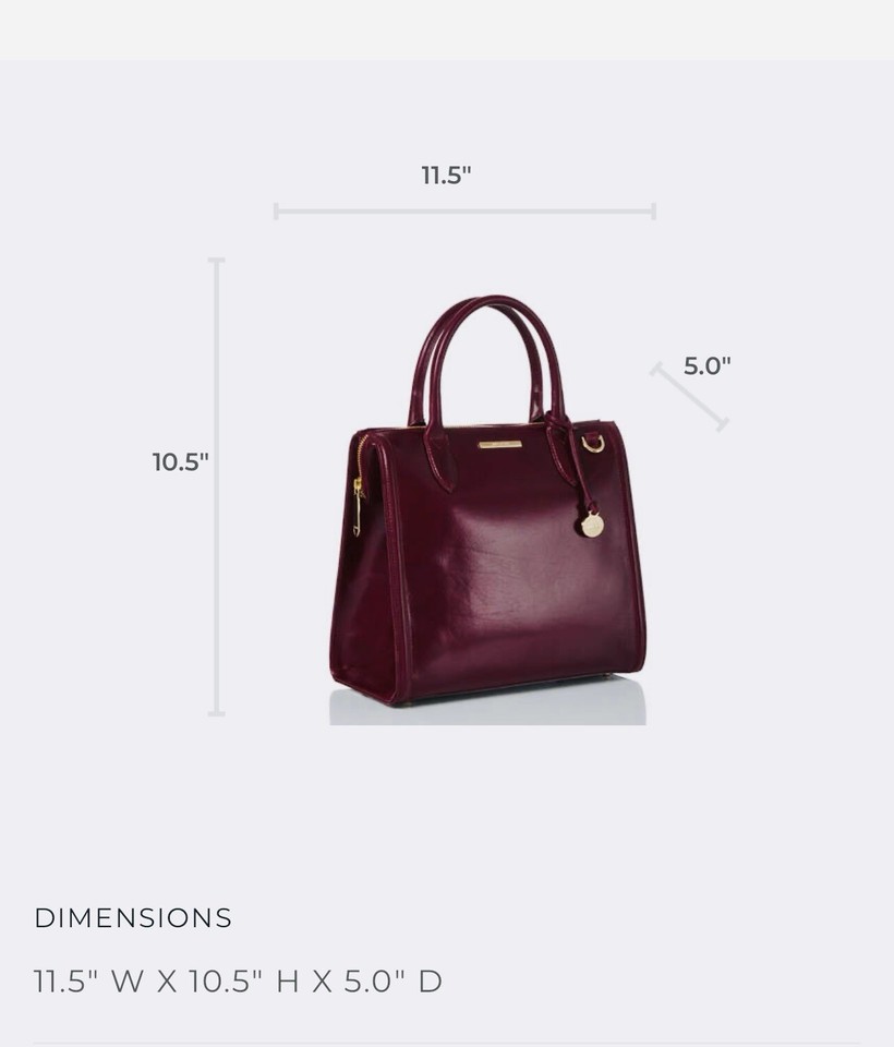 NWT Brahmin Caroline Satchel Obsession Ombre Melbourne & Matching Ady ...