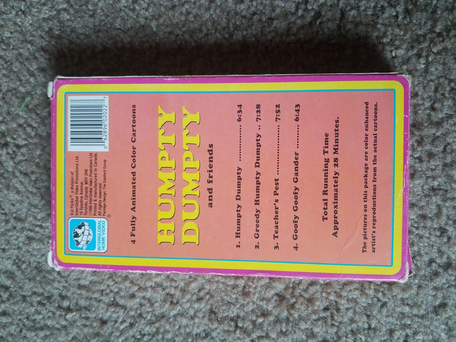 1988 Humpty Dumpty And Friends Vhs | eBay