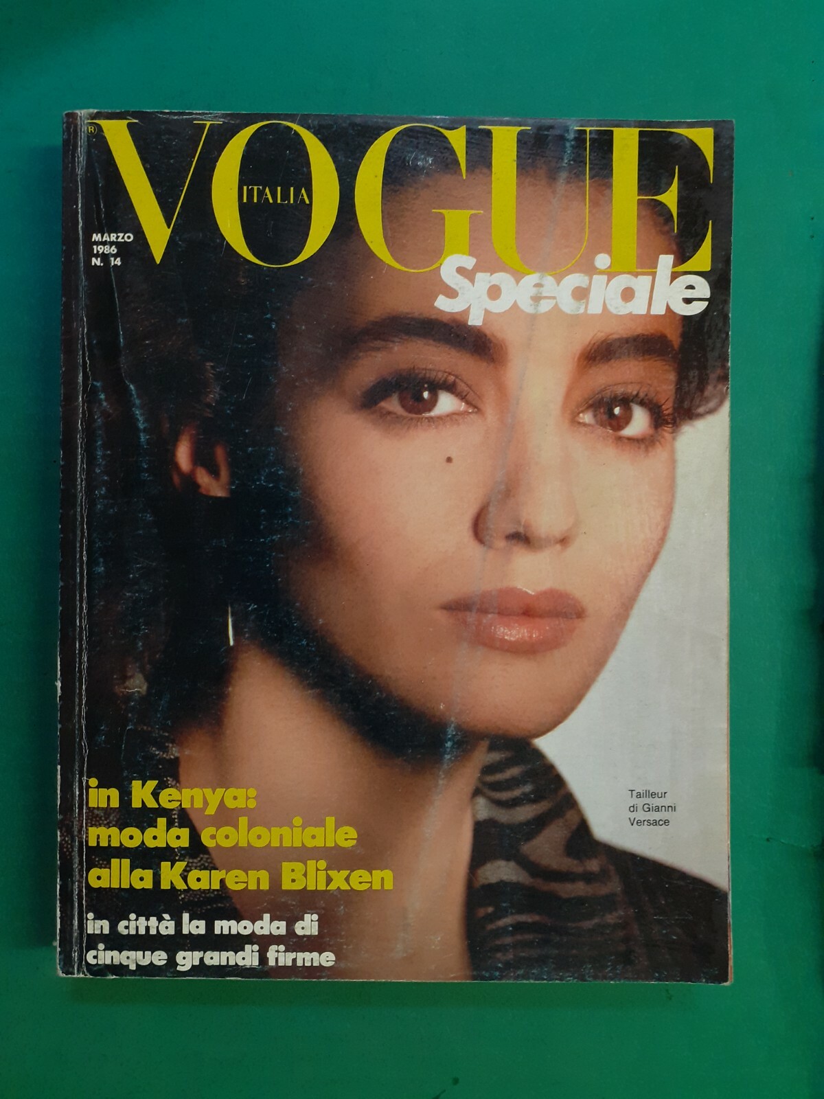 VOGUE Italia magazine March 1986 Marzo Jose Toledo CHRISTY TURLINGTON ...