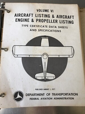 TYPE CERTIFICATE DATA SHEET AIRCRAFT ENGINE AND PROPELLER LISTINGS ...