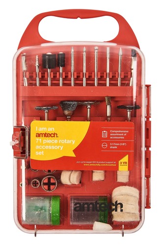 Hobby Rotary Multi Tool Mini Kit + 71 Accessory Set For Most Minicraft ...