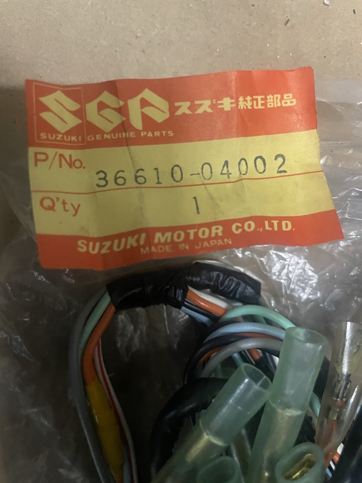 SUZUKI 36610-04002 Cable Wire Harness GENUINE JAPAN N.O.S | eBay