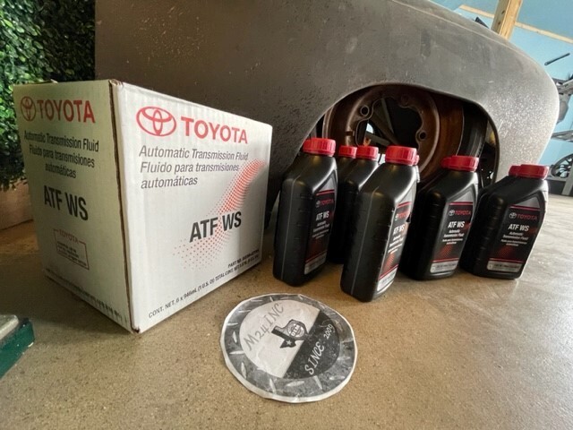 (12) Quart GENUINE TOYOTA ATF WS Automatic Transmission Oil 00289-ATFWS ...