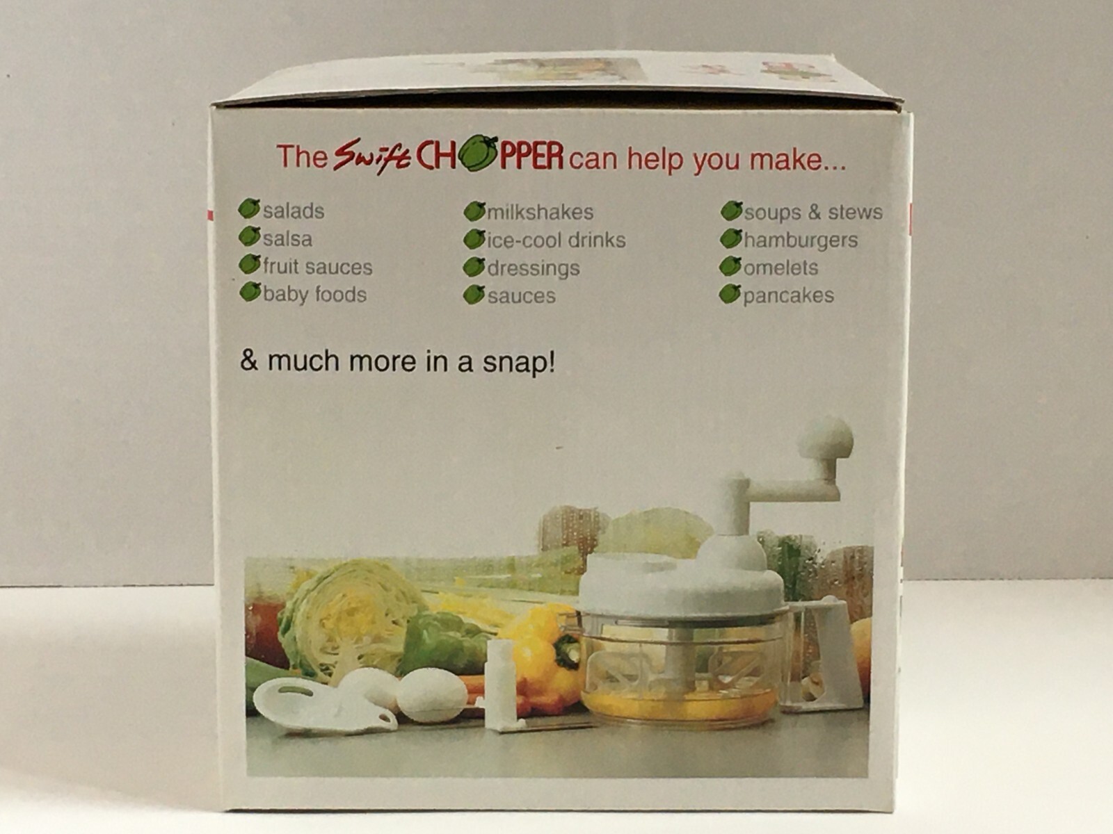 Swift Chopper Multi-Purpose Food Processor Crush Ice ~ Chops Veg & Meat ...