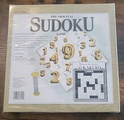 Suduko Board Game Puzzle Game, Original Suduko, New Factory Sealed | eBay