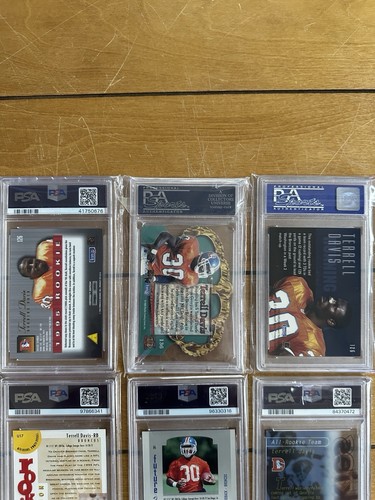 Terrell Davis - 9 Rookie Card Lot All PSA 10 | eBay