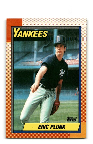 Eric Plunk 1990 Topps #9 New York Yankees NM-MINT | eBay