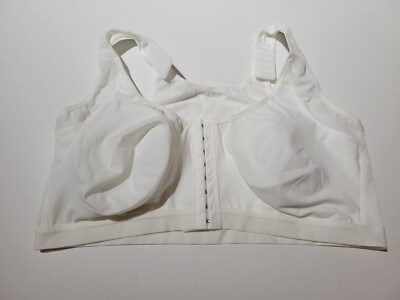 Women Front-Close Posture Back Wire-Free Bra White Size 4XL NEW | eBay