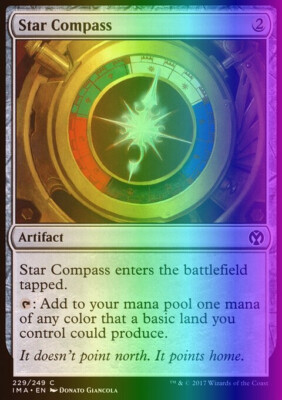 MTG Magic the Gathering Star Compass (229/256) Iconic Masters NM FOIL ...