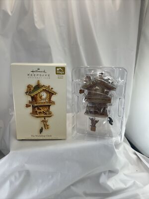 Hallmark Keepsake Magic Ornament The Workshop Clock Cuckoo Christmas ...