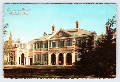 Governor's Mansion Nashville Tennessee Vintage 4x6 Postcard BRY28 | eBay