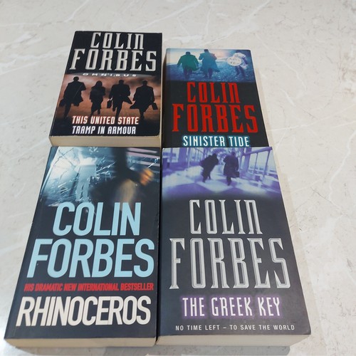 4 x Bulk Book Lot By Colin Forbes PB In Aust now ready to post Thriller ...