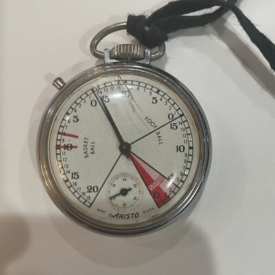 Vintage ARISTO Sports Timer Stop Watch Football Basketball Stop Clock ...