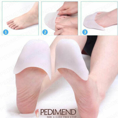 PEDIMEND 2PC Silicone Gel Ballet Pointe Shoes Toe Pads Metatarsal Pads ...