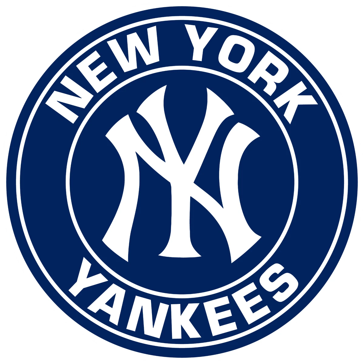 New York Yankee Logo Stickers
