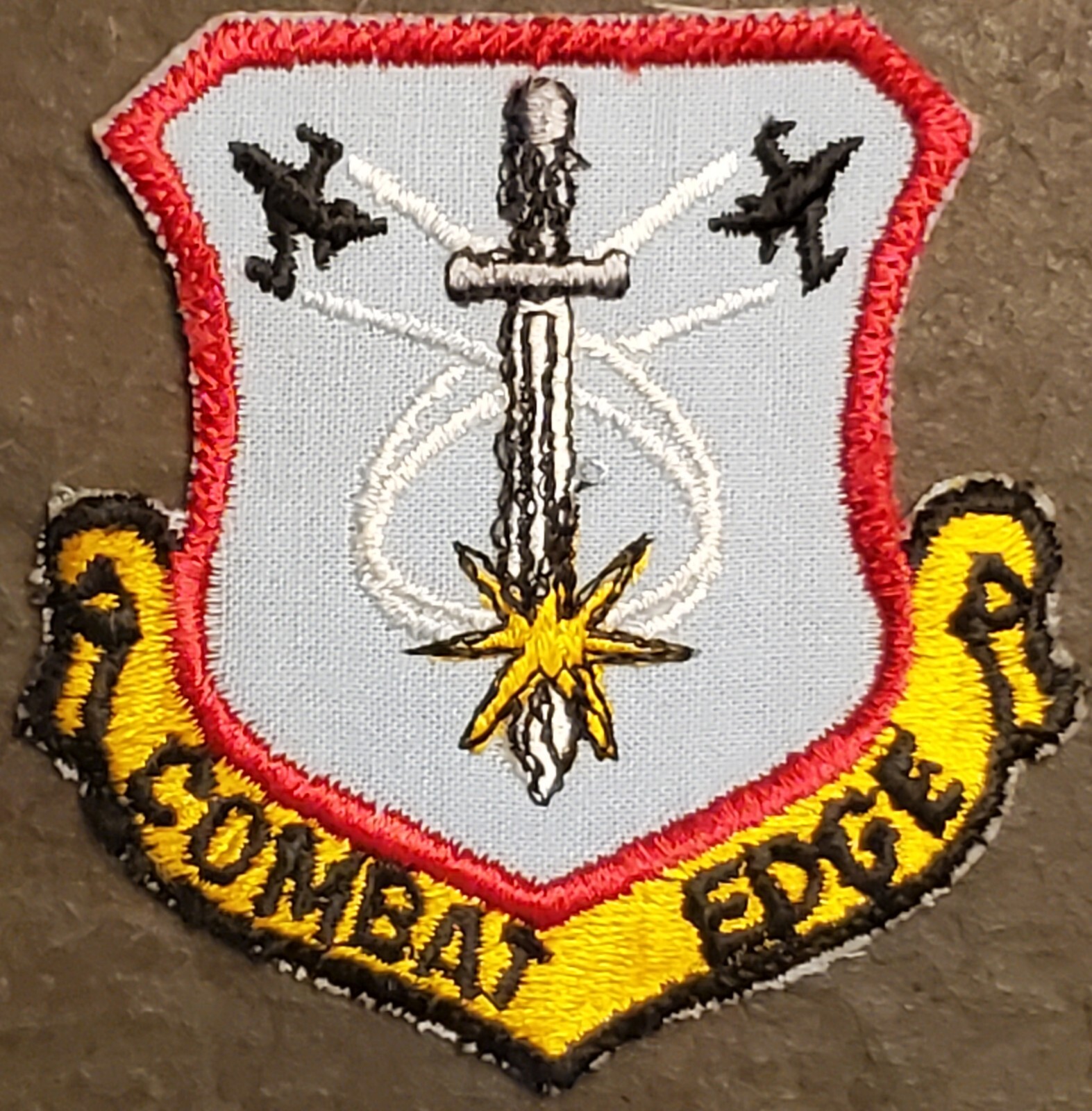 USAF AIR FORCE COMBAT EDGE SQUADRON PATCH G-FORCE FLIGHT GEAR PILOT ...