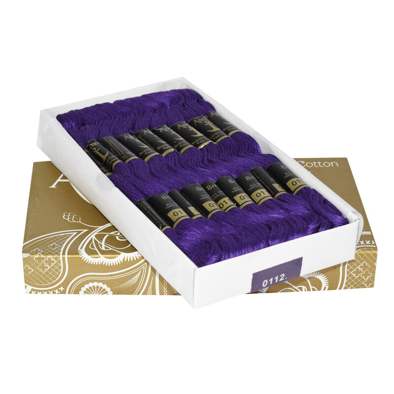 Anchor Thread Purple Embroidery Cross Stitch Cotton Floss Skiens Sewing ...