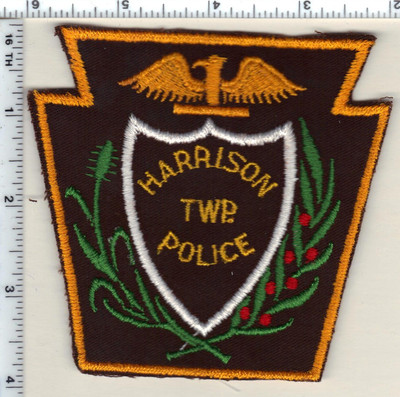 Harrison Twp. Police (Pennsylvania) Uniform Take-Off Shoulder Patch ...