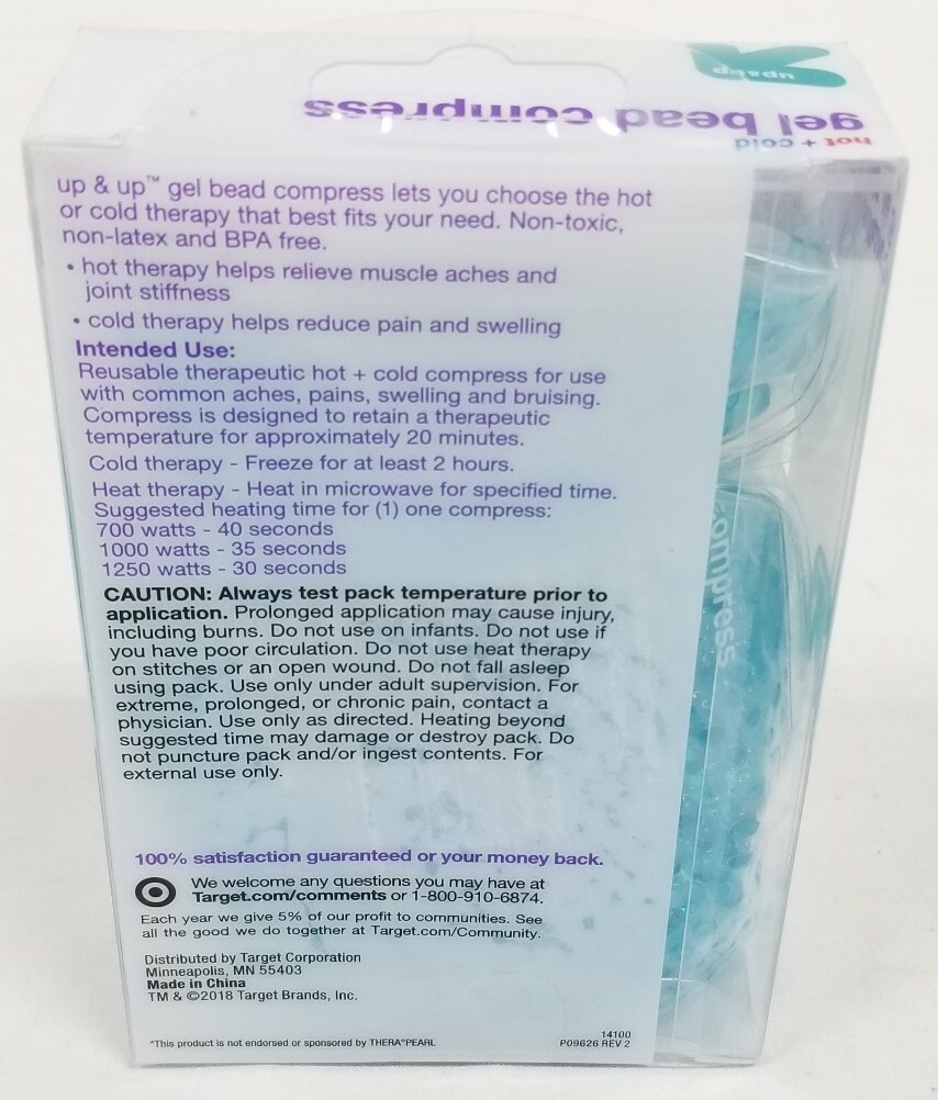 GEL Bead Hot Cold Reusable Compress Compare to TheraPearl for sale ...