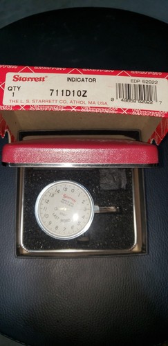 Vintage Starrett LAST WORD Dial Test Indicator 711-D-10 w/Original Case ...