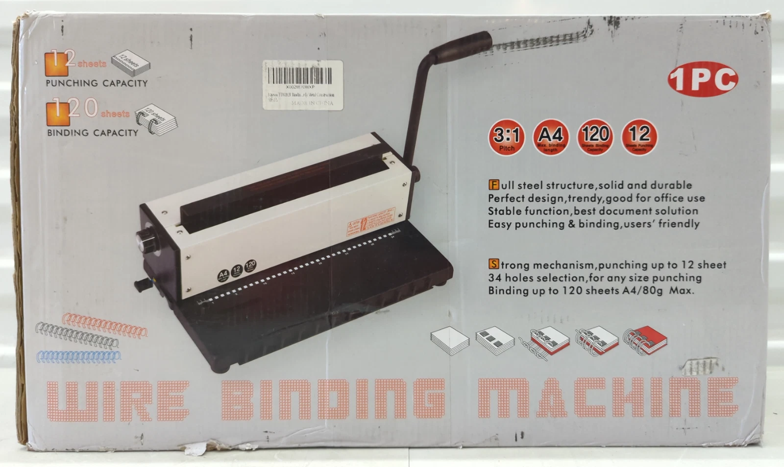 Comb Watch Rayson TD1202R Wire Using Video On Live Binding Machine
