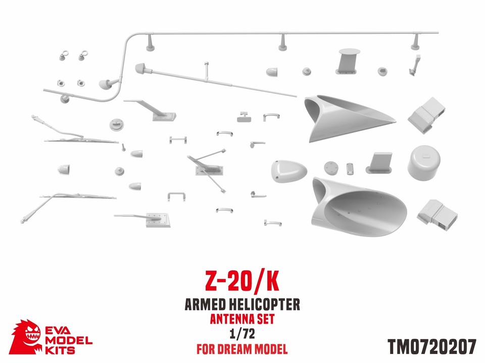 EVAMODEL 0720207 1/72 Z-20K Armed Helicopter Antenna Set Search For ...