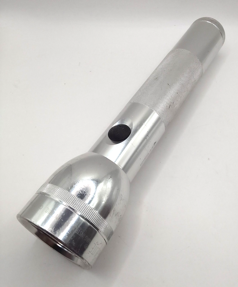 Large MAG-LITE Torch Light Silver 26cm | eBay UK