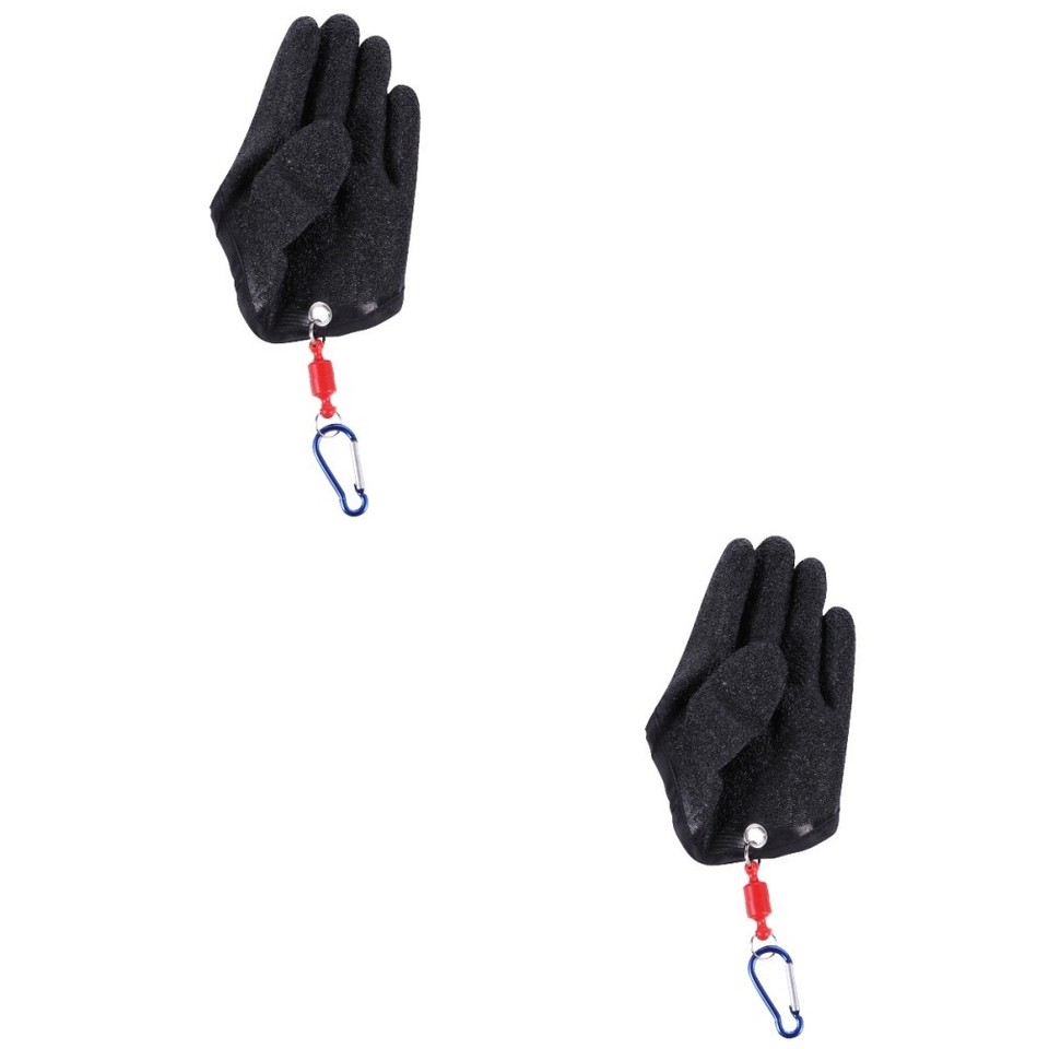 Catch Fish Gloves Skidproof Fishing Gloves Anti-Fishbone Left Hand ...
