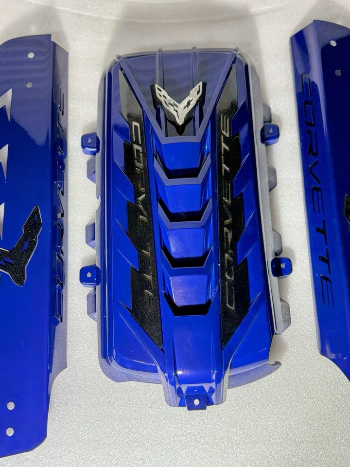 HTC Engine Covers Hysteria Purple Corvette C8 Engine appearance package ...
