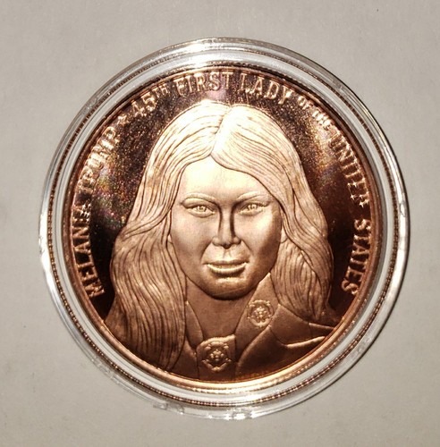 Trump 1 oz Copper Round Coin FIRST LADY MELANIA 2020 Trump In CAPSULE ...