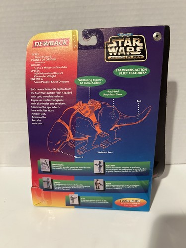 New 1996 Star Wars Micro Machines Action Fleet Battle Packs #4 Dewback ...