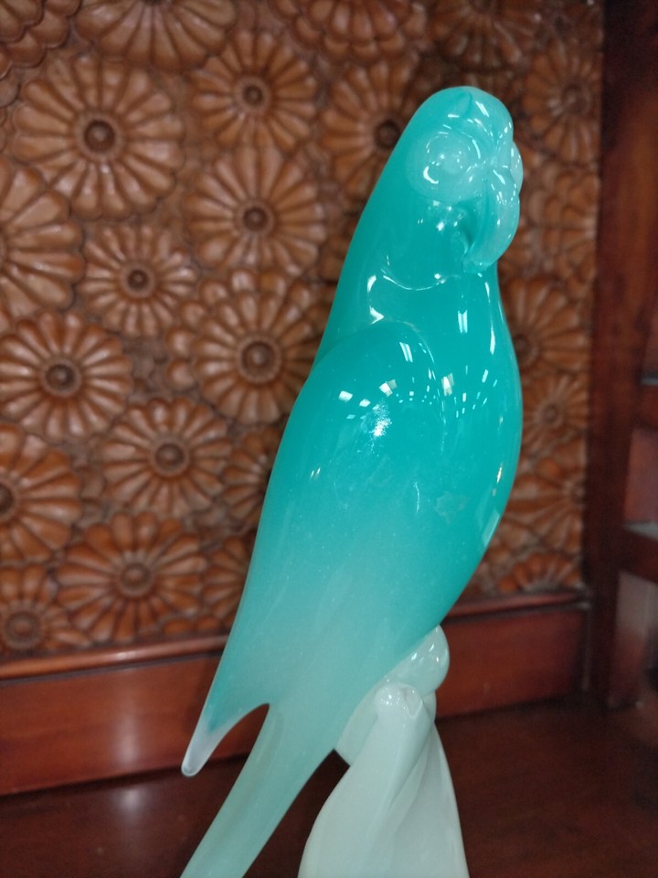 Signed MCM Archimede Seguso Murano Italy Parrot 10" Glass Bird | eBay