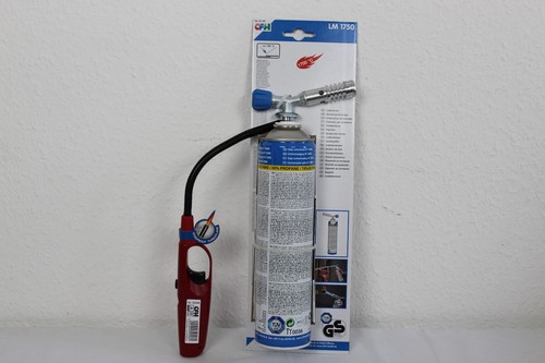 CFH Set Turbolötbrenner LM 1750 1Stück 330g Propangasdose+Gasanzünder ...