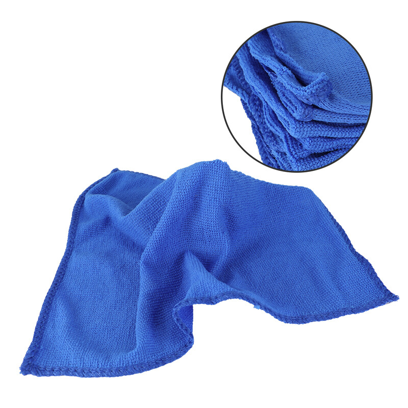Microfiber Cleaning Cloth Reusable Towel Rag Car Polishing Detailing No ...
