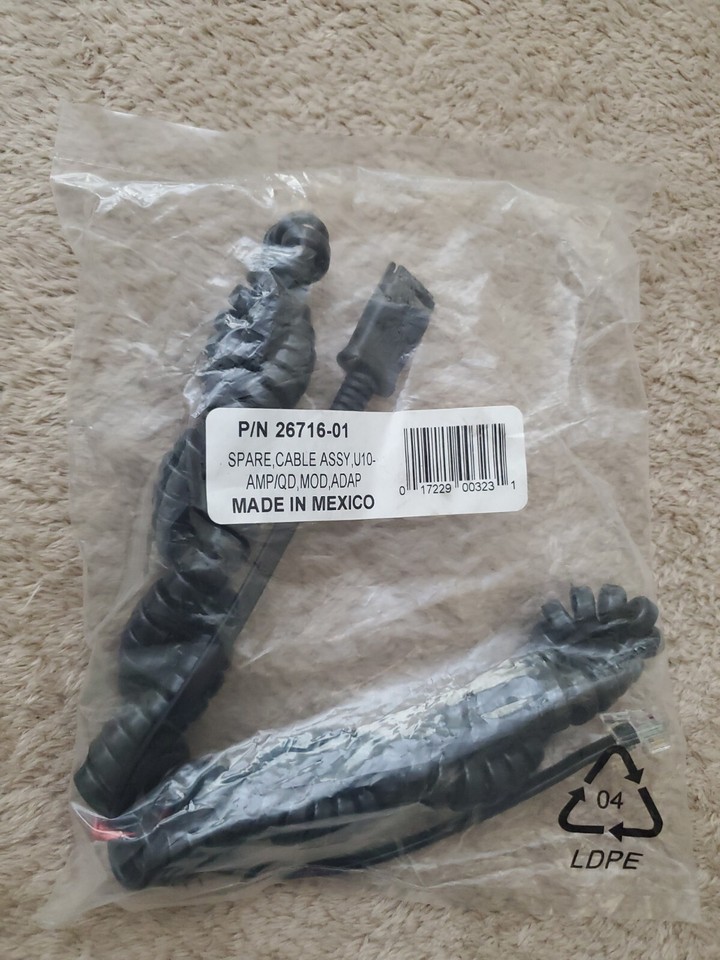 Plantronics QD cable 26716-01 for Plantronics M22 M12 M10 MX10 ...