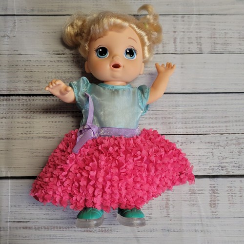 Baby Alive Doll 2018 15 Inch Working Blonde Hair Blue Eyes Batteries ...