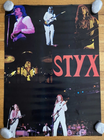 Rare Latino Production 1980's Original STYX Live Poster Tommy Shaw 20 ...