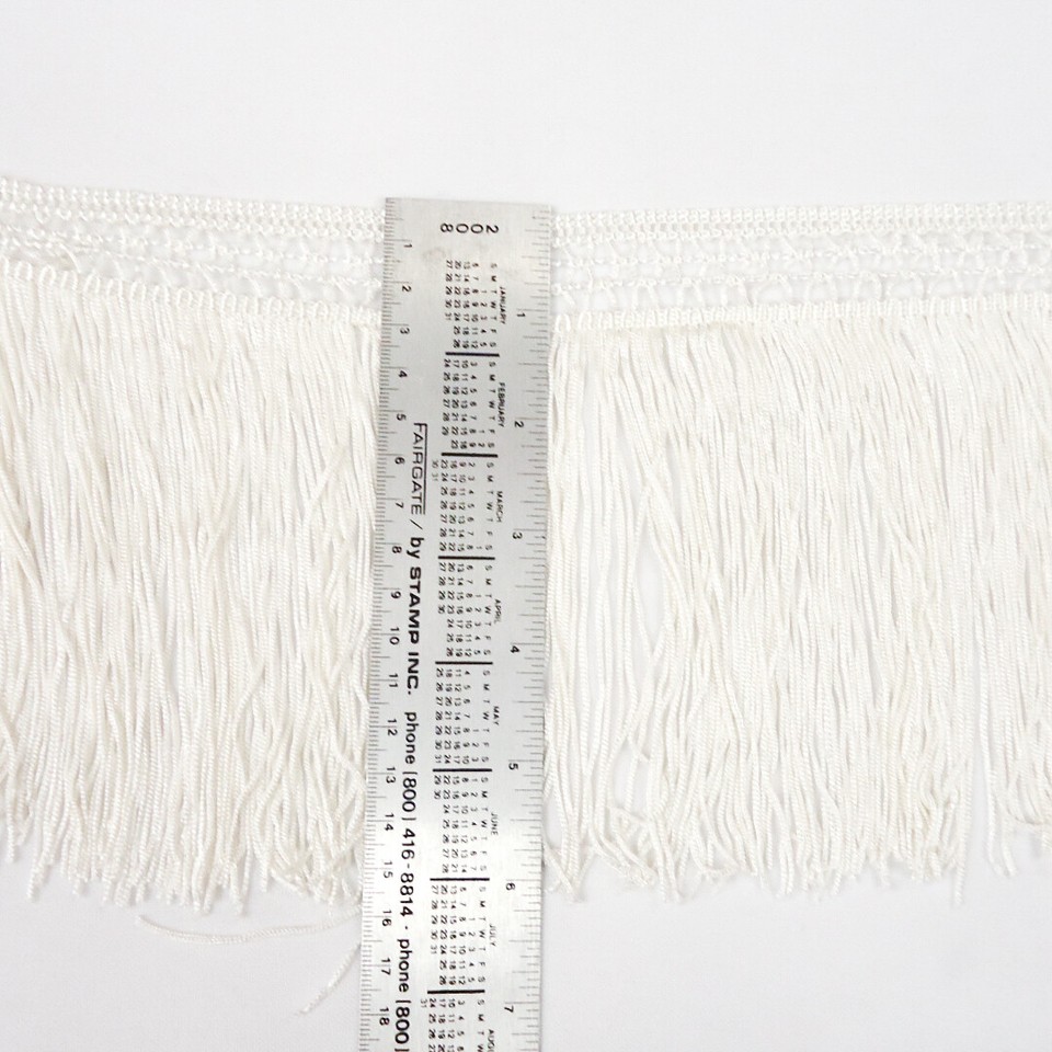 Perial Co 5 Yards Chainette Fancy Fringe Trim Over 6 inches Wide | eBay