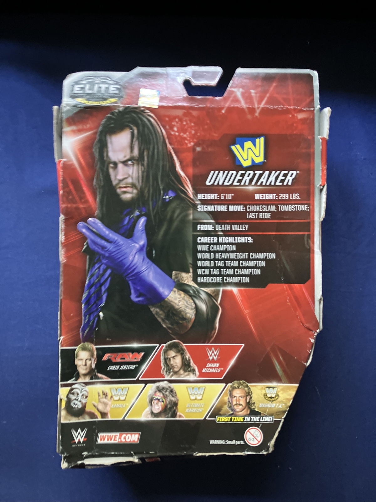 Undertaker Figure Elite WWF Flashback Series with Jacket Hat & White ...