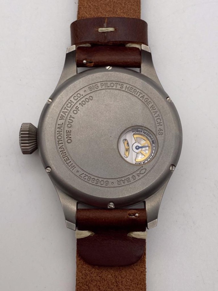 IWC BIG PILOT'S HERITAGE TITANIUM 48mm AUTOMATIC WATCH. | eBay