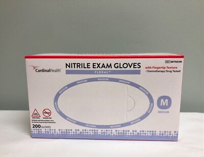 Cardinal Health Flexal Nitrile Exam Gloves, Powder-Free | eBay